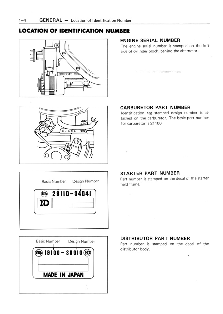 Toyota Service Manual - 20R Engine - Page 01-04 (100dpi) - Retro JDM